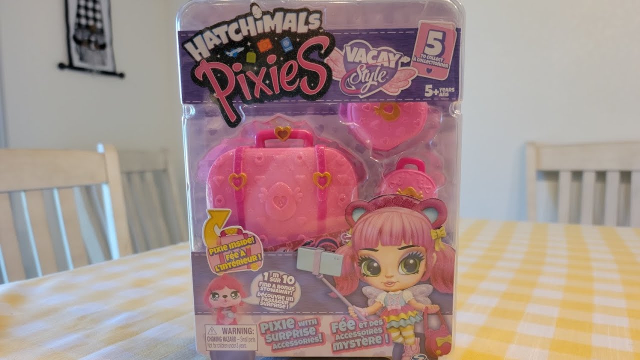 Hatchimals Pixies Vacay Suprise Style Blind Bag Opening pt1 - YouTube