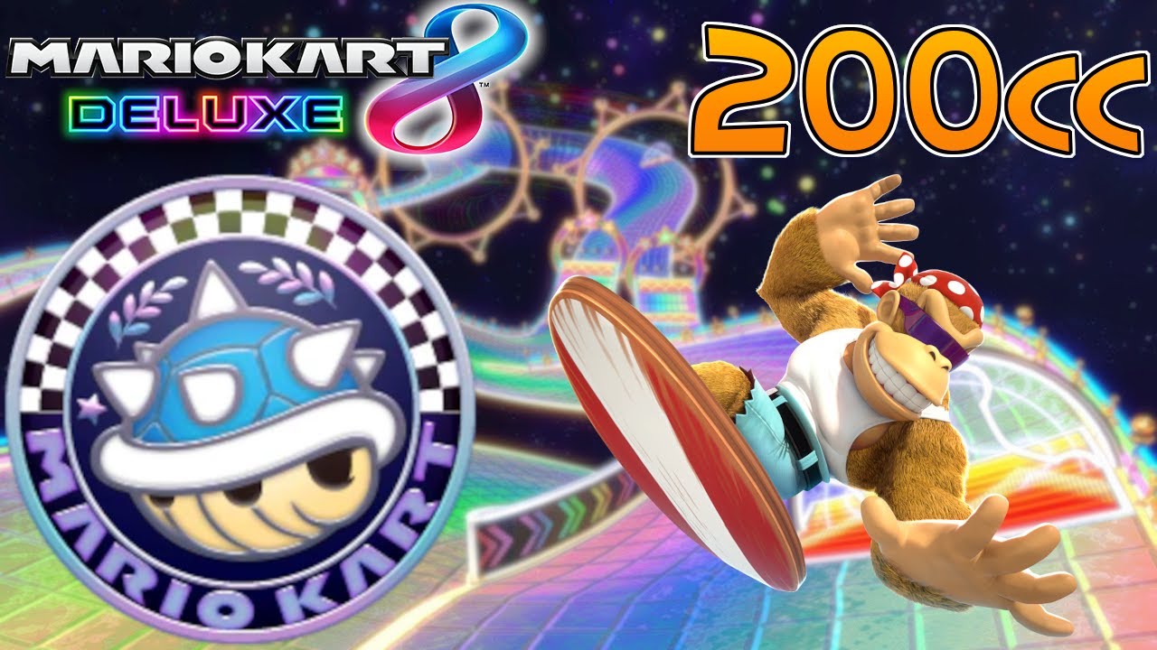 Funky Kong Forever | Mario Kart 8 Deluxe: Spiny Cup 200cc - YouTube