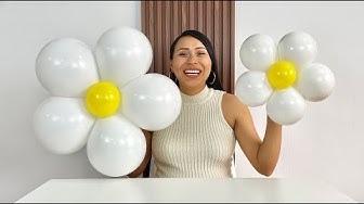 Cómo hacer flores 🌺 con globos 🎈 | Manualidades fáciles y bonitas | Fiestas, cumpleaños y más ...