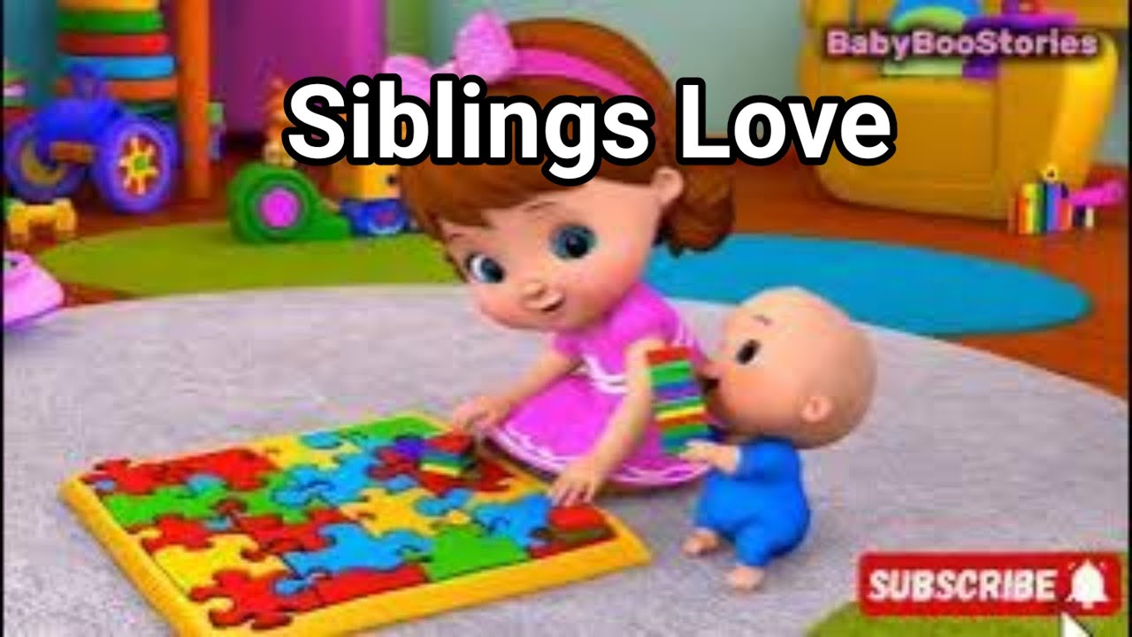 Siblings a Blessing | Kids Fun Cartoon | BabyBoo Channel Rhymes and ...