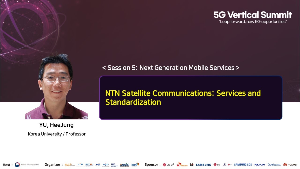 NTN Satellite Communications: Services and Standardization - YouTube