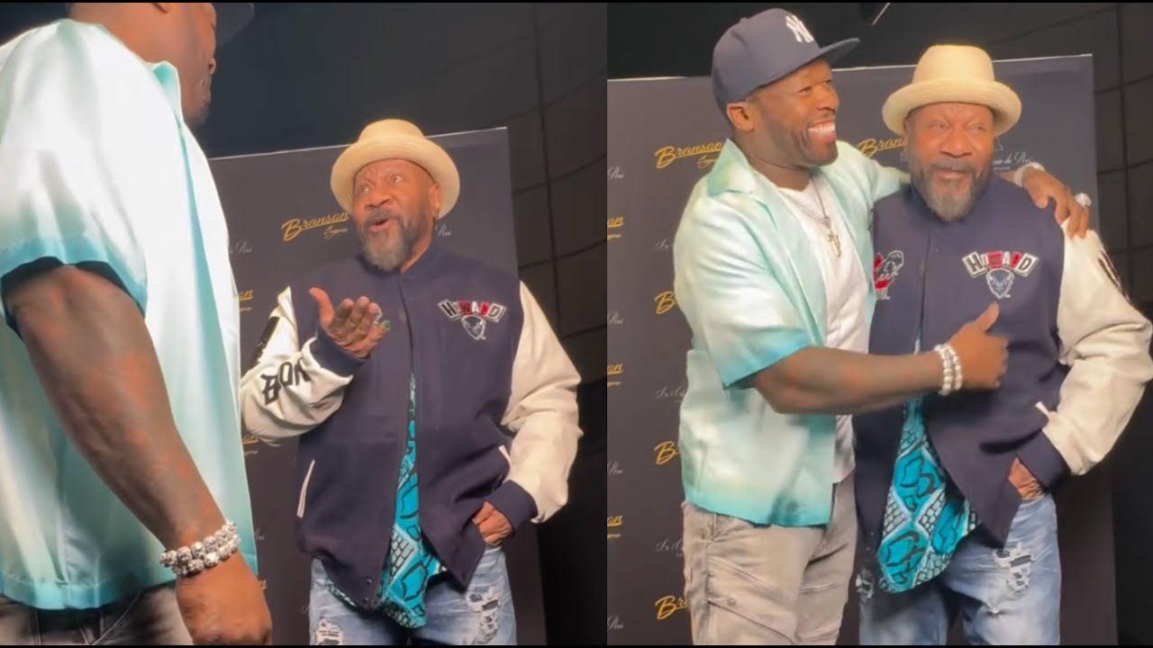 50 Cent Starstruck After Ving Rhames Pulls Up To His Vegas Show - YouTube