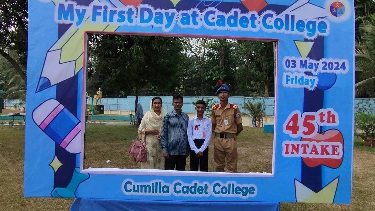 ক্যাডেট কলেজে প্রথম দিন||45 th intake batch,2024| Cumilla Cadet College ...