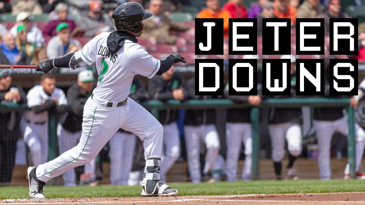Jeter Downs hitting for the Cincinnati Reds and Dayton Dragons - YouTube