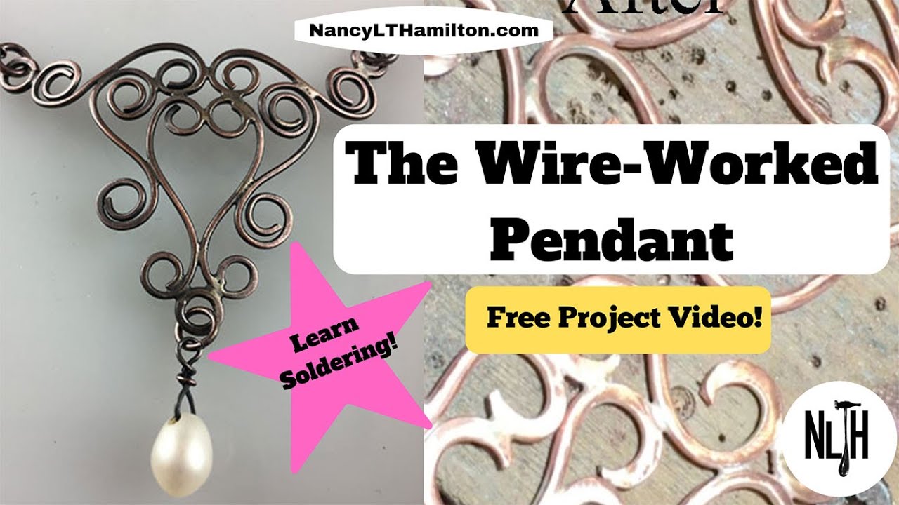 The Wire-Worked Pendant - Video 2 in the Wire-Working Series - YouTube