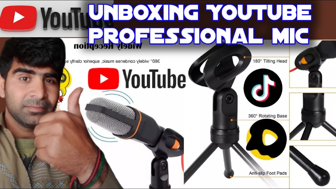 Unboxing professional mic tik Tok YouTube snake video 2022 best Mic For ...