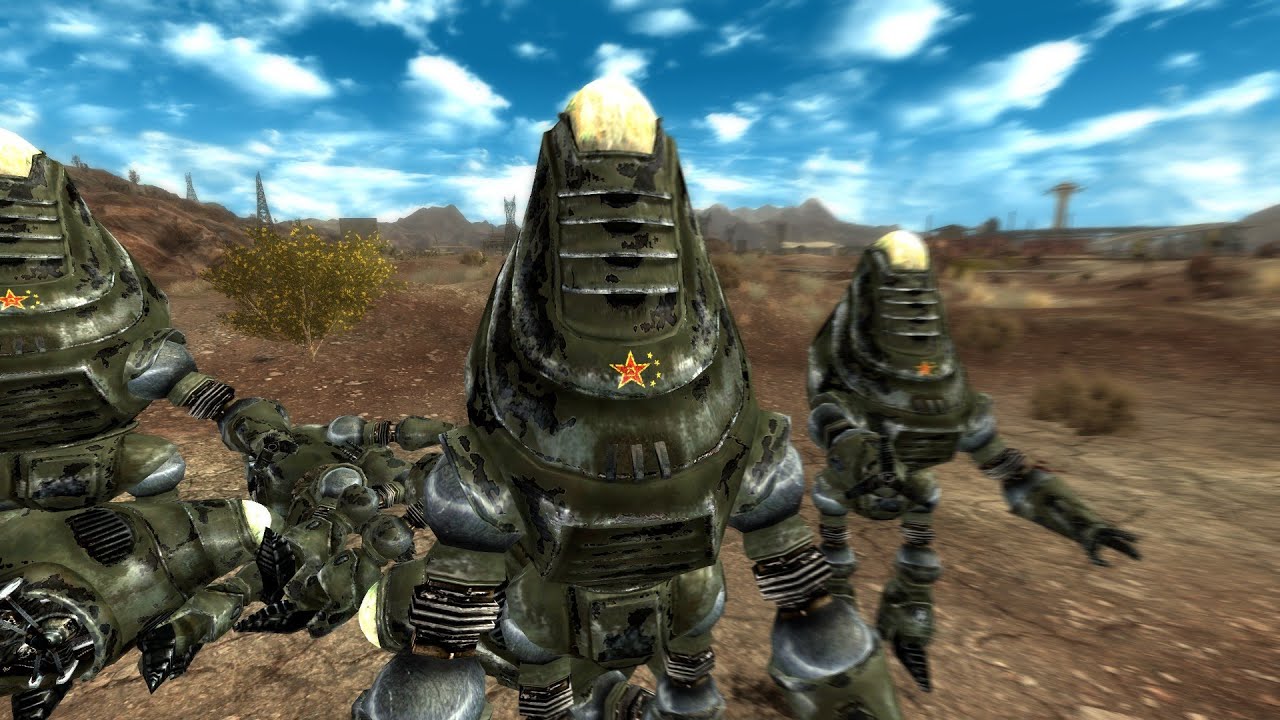 Commie Bot New Vegas Invasion - YouTube