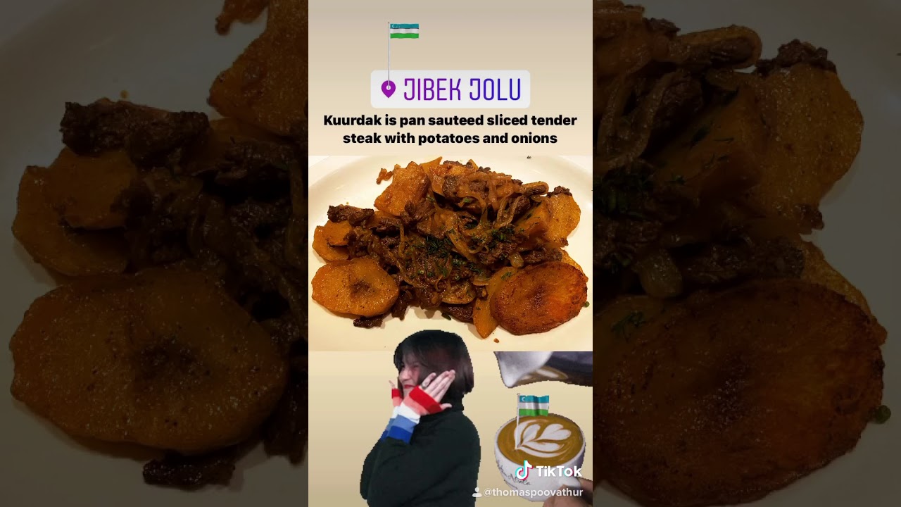 Kuurdak is pan sauteed sliced tender steak with potatoes and onions ...