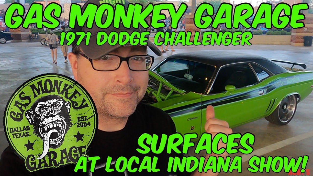 GAS MONKEY GARAGE MOPAR SURFACES AT INDIANA CAR CRUISE! - YouTube