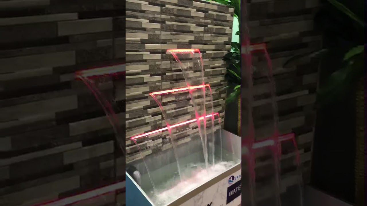 EMAUX Water Descent Display 2017 by POOL&SPA - YouTube
