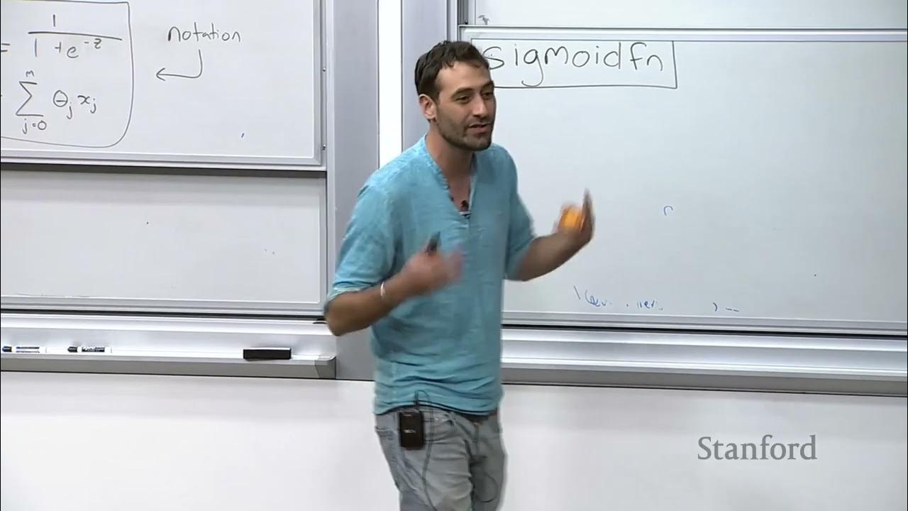 Stanford CS109 Probability for Computer Scientists I Logistic Regression I 2022 I Lecture 24 ...