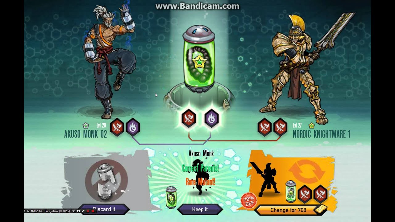 Mutants: Genetic Gladiators Breed Akuso Monk Gold - YouTube