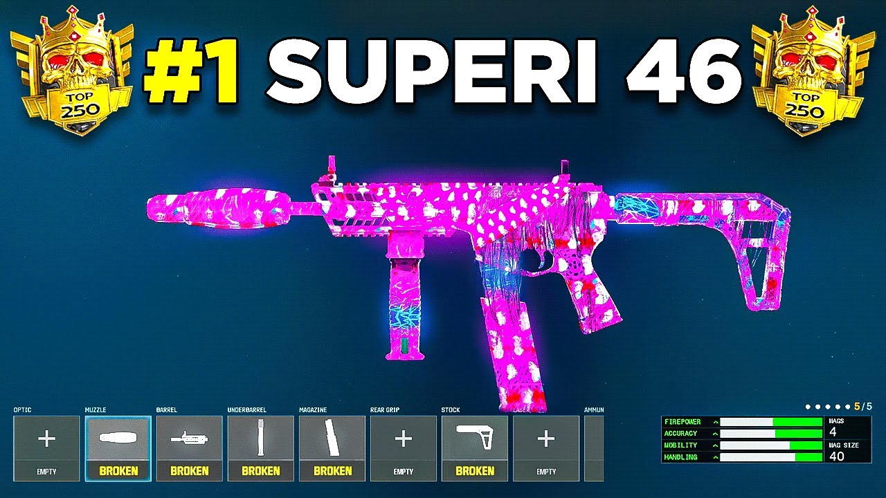 *NEW* MAX MOVEMENT SMG Loadout is META in Warzone! 😳 ( Best SUPERI 46 ...
