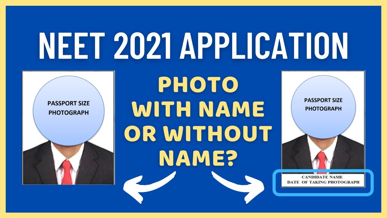 NEET Photograph Rules 2021 | Photo Upload | Photo Size | Photo ...