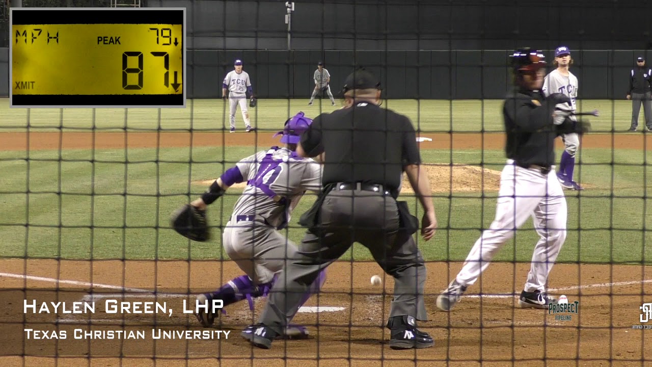 Haylen Green Prospect Video, LHP, Texas Christian University - YouTube