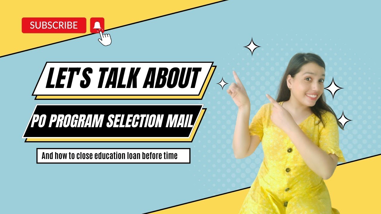 let's talk about po program selection mail and how to close education ...