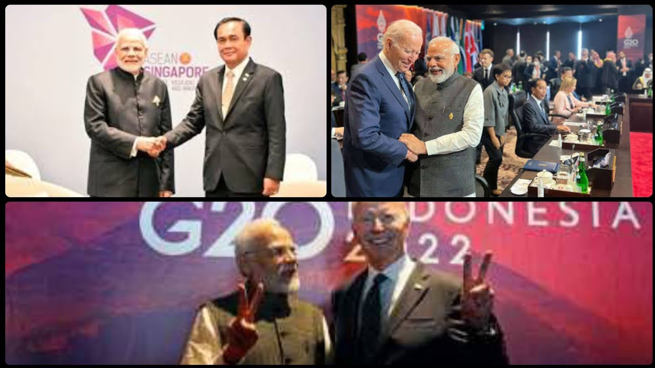 Modi, Biden meet in Bali, review ties - YouTube