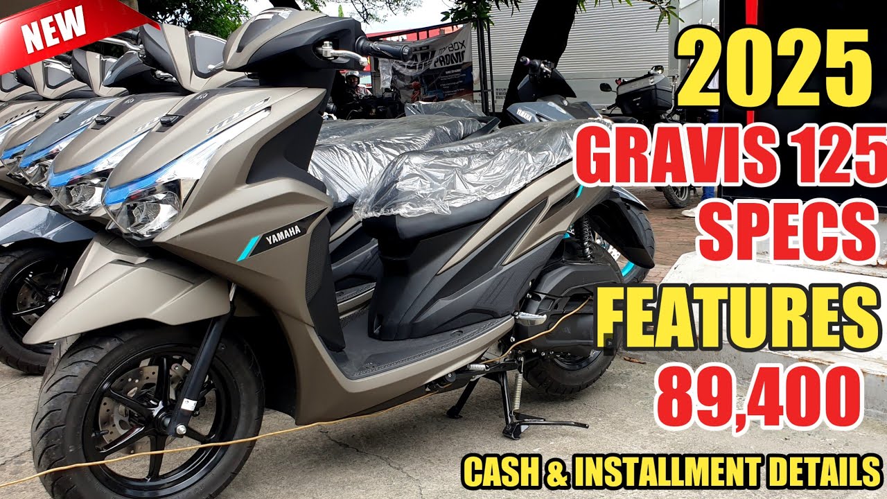 YAMAHA GRAVIS 125 2025 VERSION SPECS FEATURES - YouTube