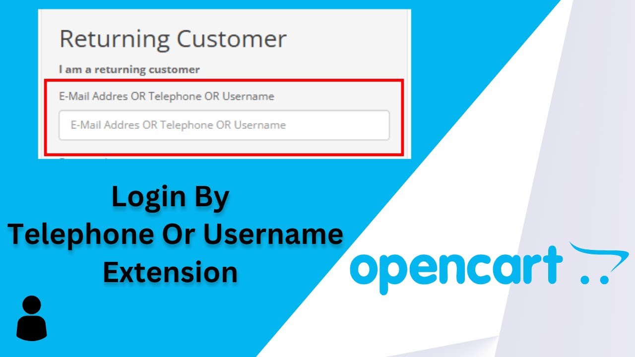 Install Login By Telephone Or Username Extension on OpenCart - YouTube