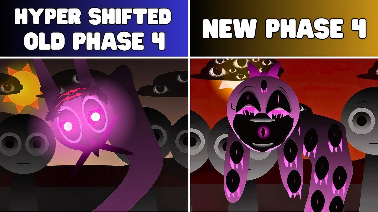 Incredibox Sprunki Hyper Shifted – Old Phase 4 VS New Phase 4: Which ...