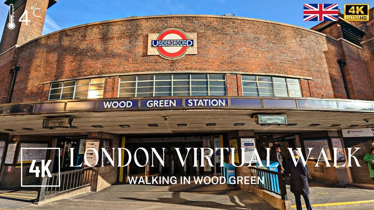 London Virtual Street Walk in Wood Green High Street | North London ...