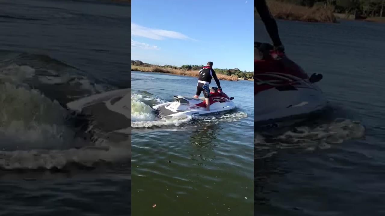 Jet sky Yamaha Vx700 com escapamento ESPORTIVO - YouTube