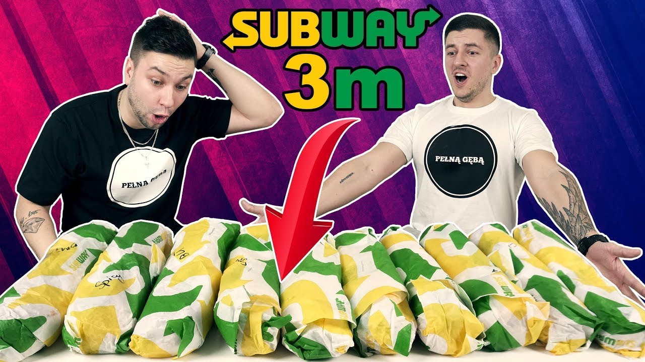 3 Metrowy Subway Challenge 😮 | PEŁNĄ GĘBĄ - YouTube