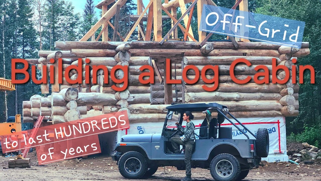 |Ep10| Gone Off-Grid•Log Cabin Build Scandinavian Scribe - YouTube