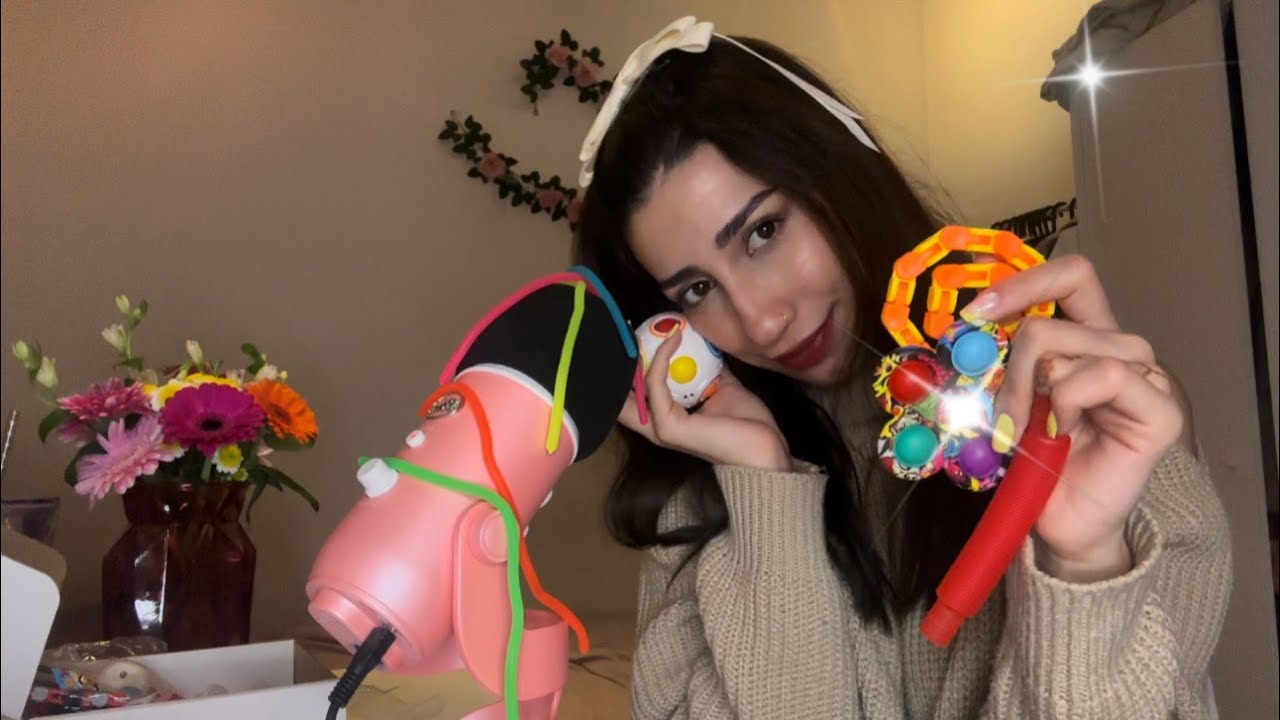 sensory magic box ASMR, Fidget noise, random object ASMR - YouTube