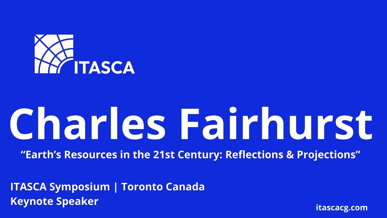 Earth Resources in the 21st Century | Charles Fairhurst | ITASCA ...