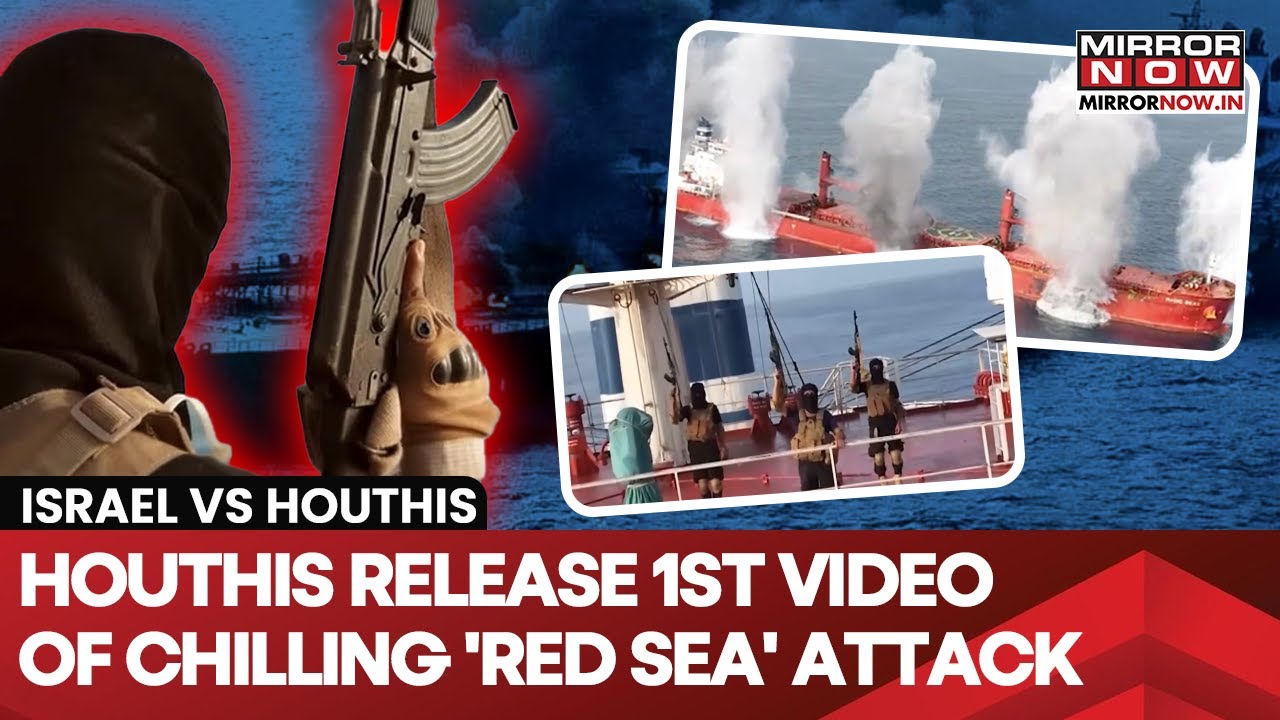 Houthis Drop Chilling Attack Video| Watch Masked Militants With Gun ...