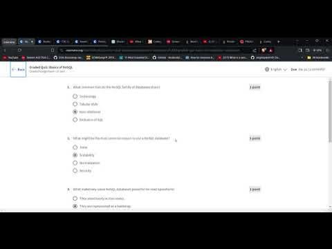 week1 2nd quiz || Introduction to NoSQL Databases - YouTube