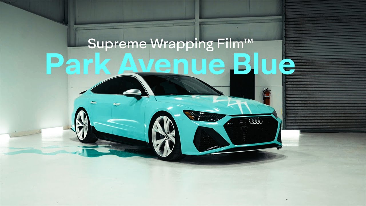 Gloss Park Avenue Blue: Elevate Your Ride with Supreme Wrapping Film™ - YouTube