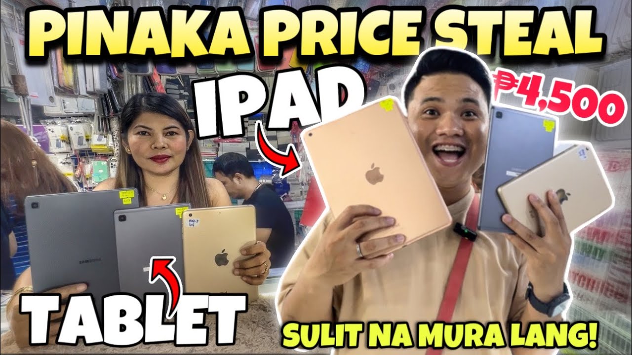 Pinaka Murang Magbenta ng iPad at Tablet Sa GreenHills!! - YouTube