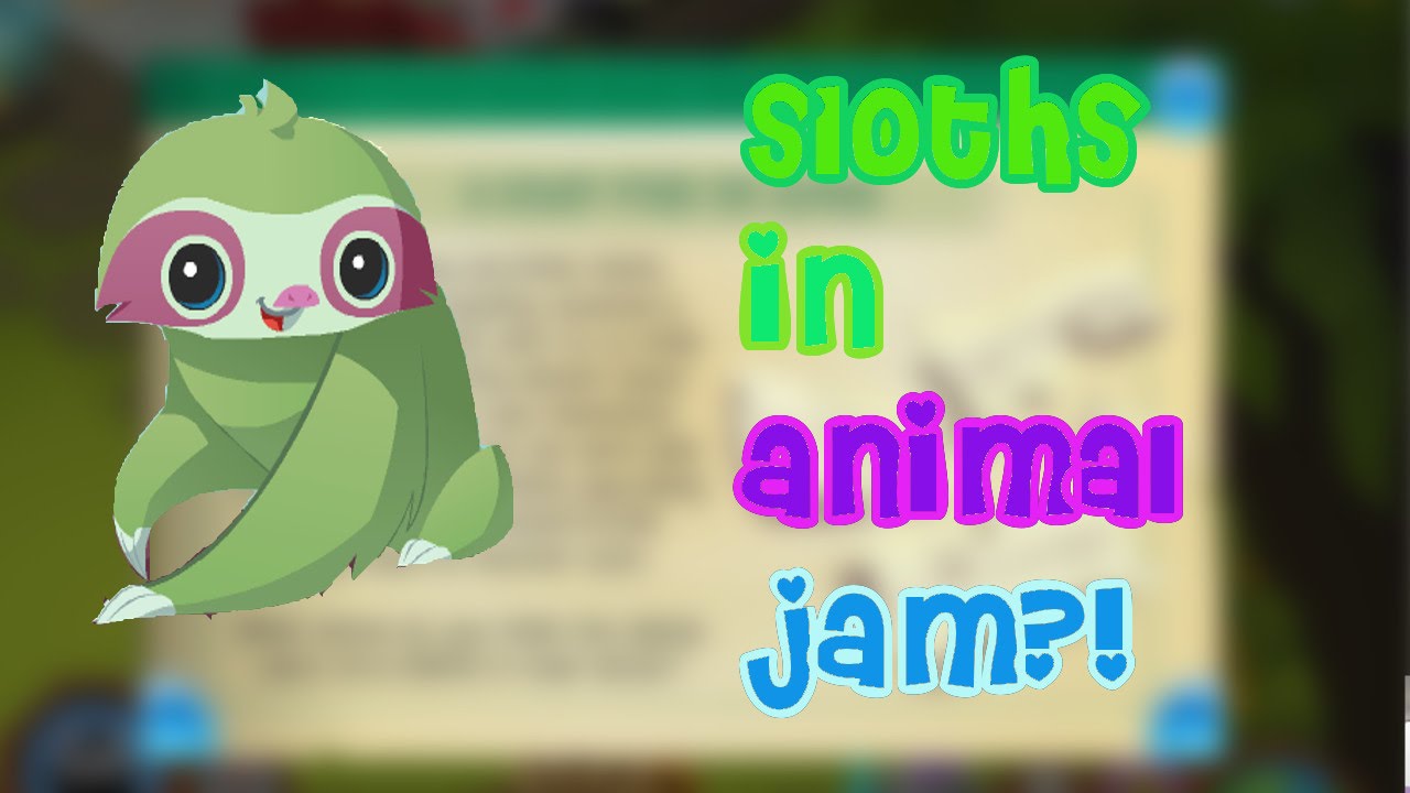 sloths in aj?! animal jam update #5 - YouTube