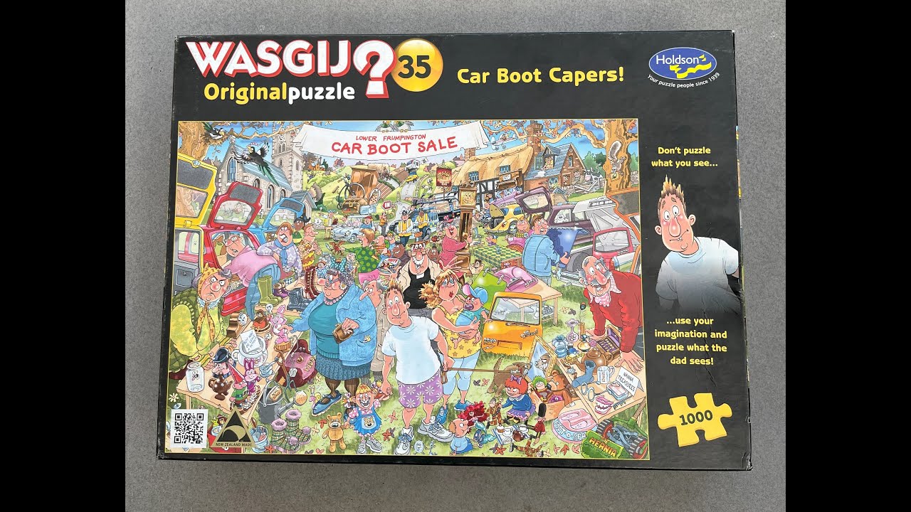 Wasgij Original 35 - Car Boot Capers Solution - YouTube