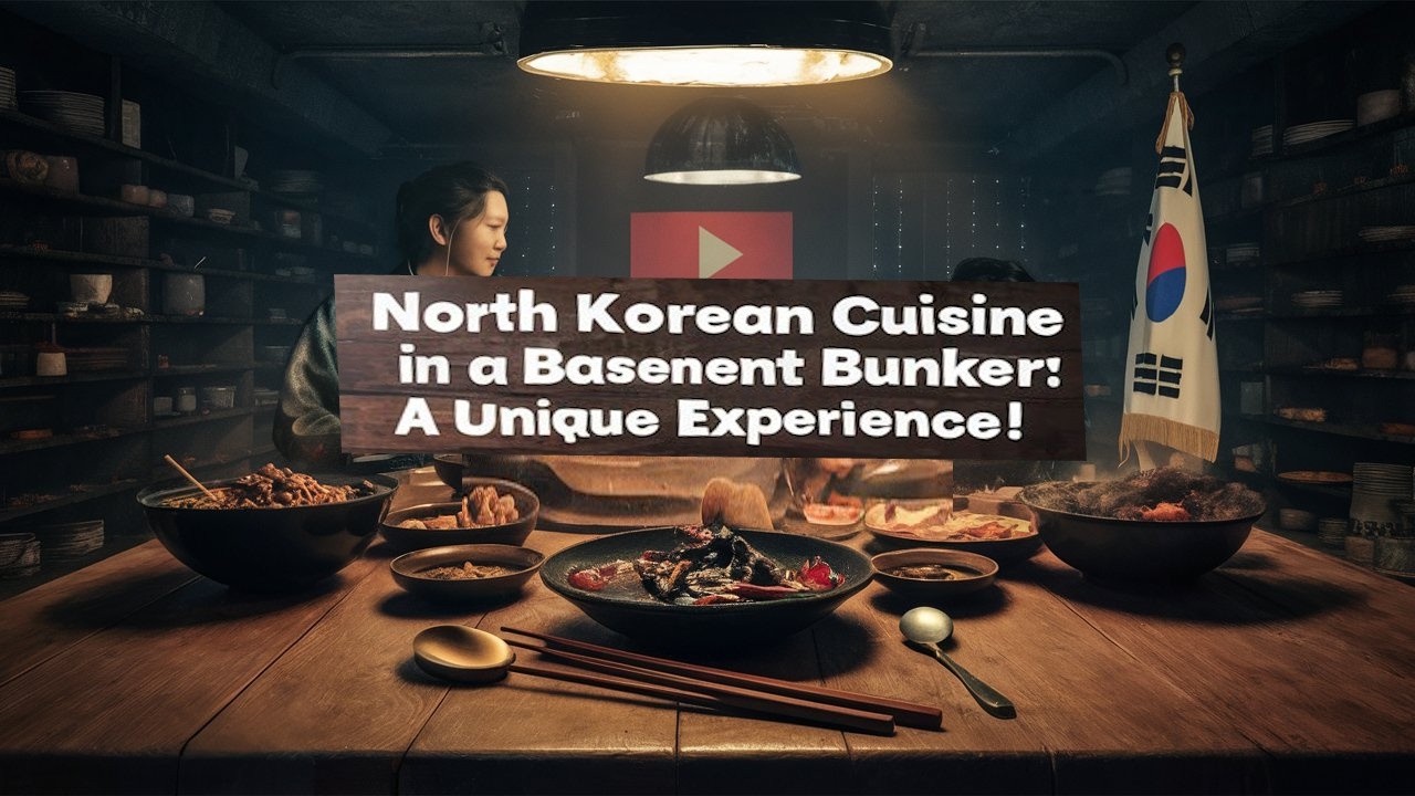 North Korean Cuisine in a Basement Bunker A Unique Experience! - YouTube