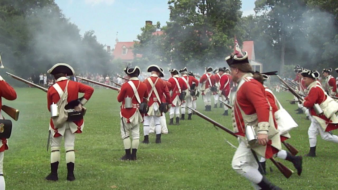 Colonial Williamsburg: Meet the Redcoat - Line Infantry Part 2 - YouTube