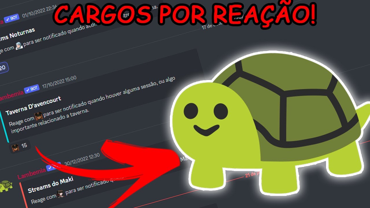 Tutorial do discord: Como fazer o Carl Bot dar cargos com reações (2023 ...