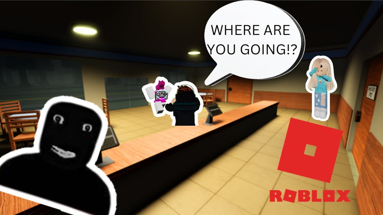 Escaping the HAUNTED FAST FOOD RESTAURANT in Roblox! - YouTube
