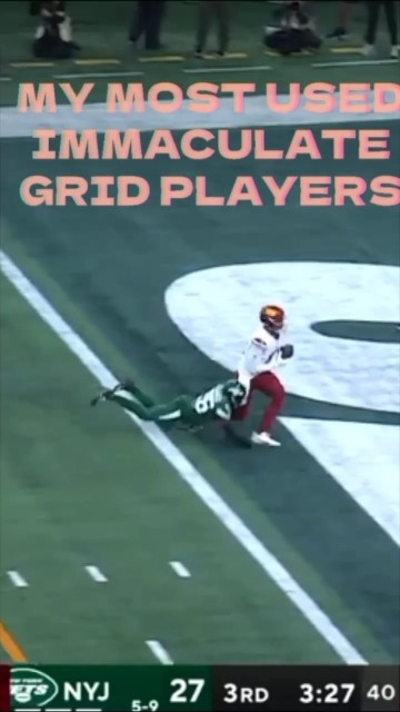 My Most Used Immaculate Grid Players #nfl #deseanjackson #nflplayer ...