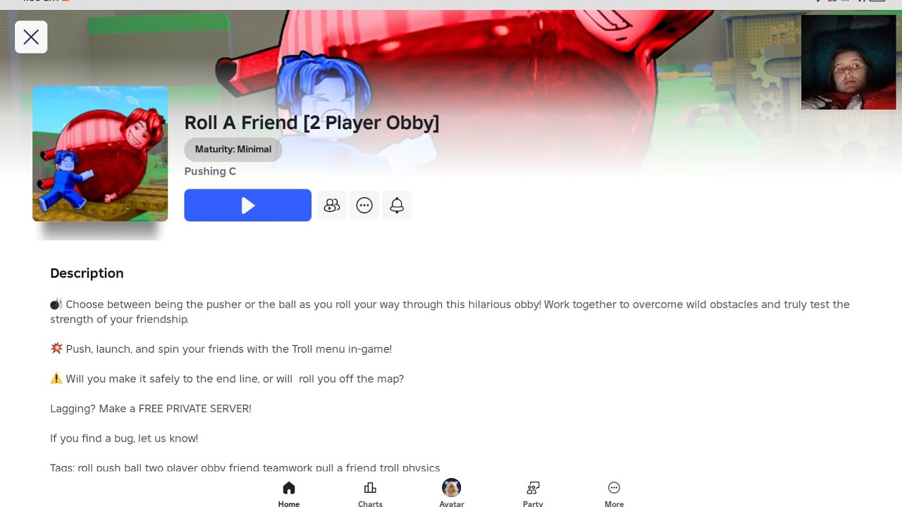 roll a friend 2 player obby hard game feb 11 2025 - YouTube