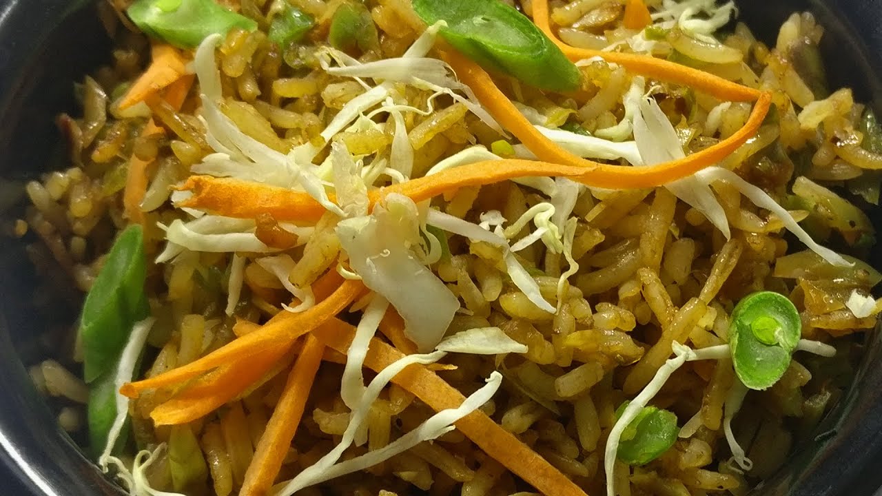 Street Style Veg Fried Rice - YouTube