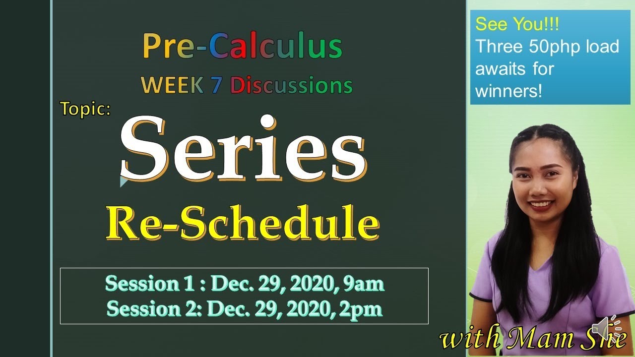 Pre-Calculus Live - Reschedule! - YouTube