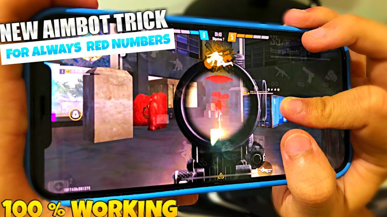 White FF - Scope UMP Headshot Secret Trick Revealed | White ff Ump ...