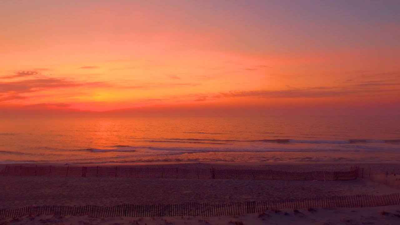 April Sunrise at Brick Beach I - YouTube