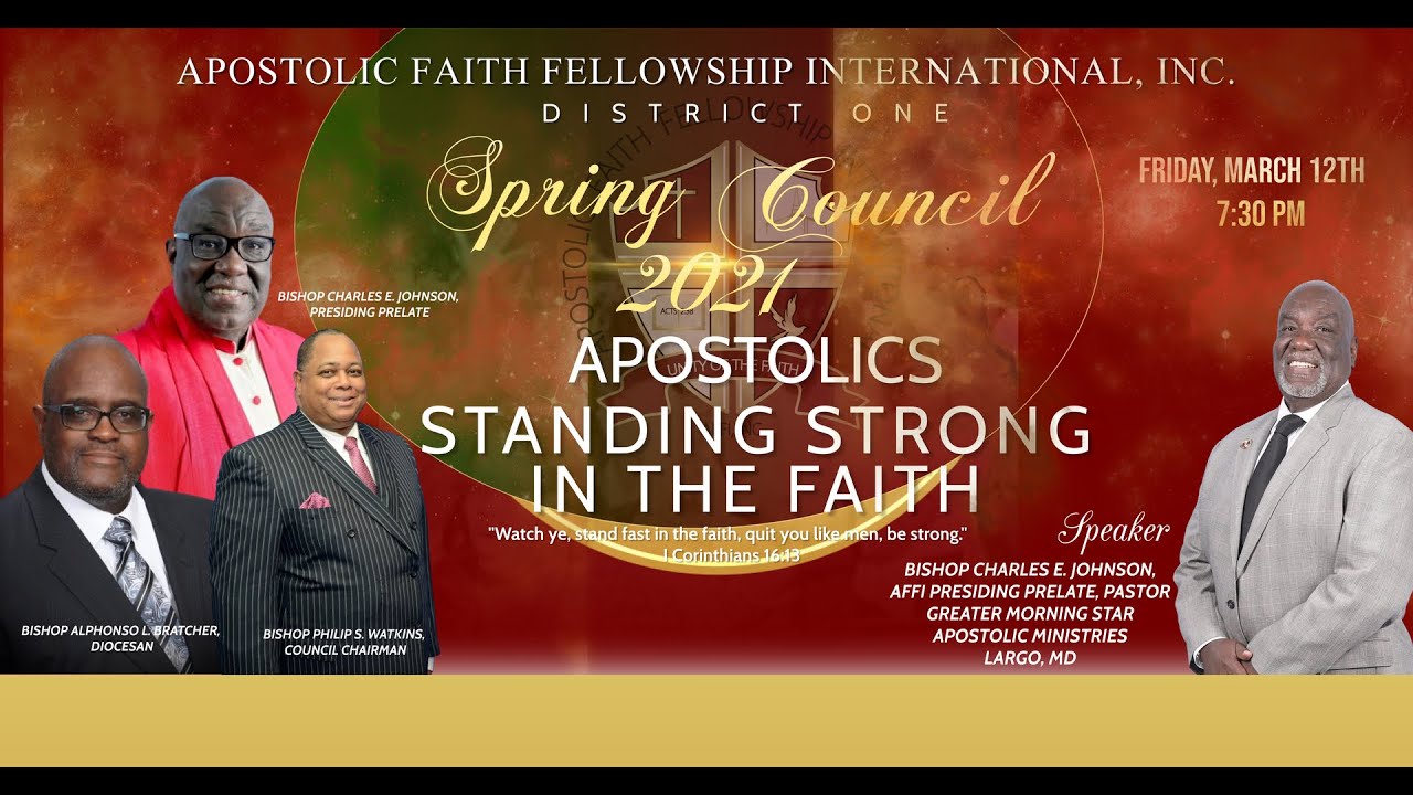 Bishop Charles E. Johnson 7:30 pm Friday Night Service - YouTube