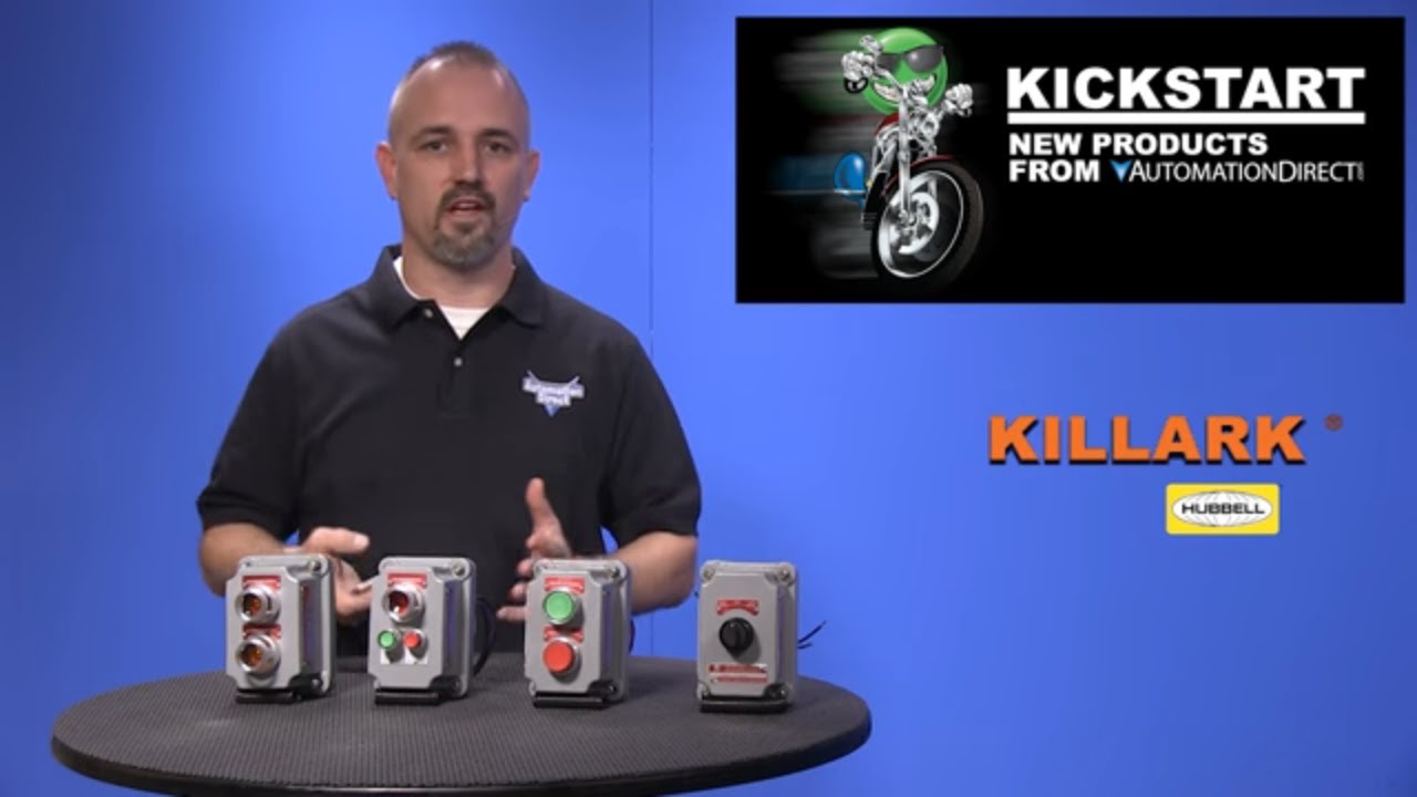 Killark Push Button Control Stations from AutomationDirect - YouTube