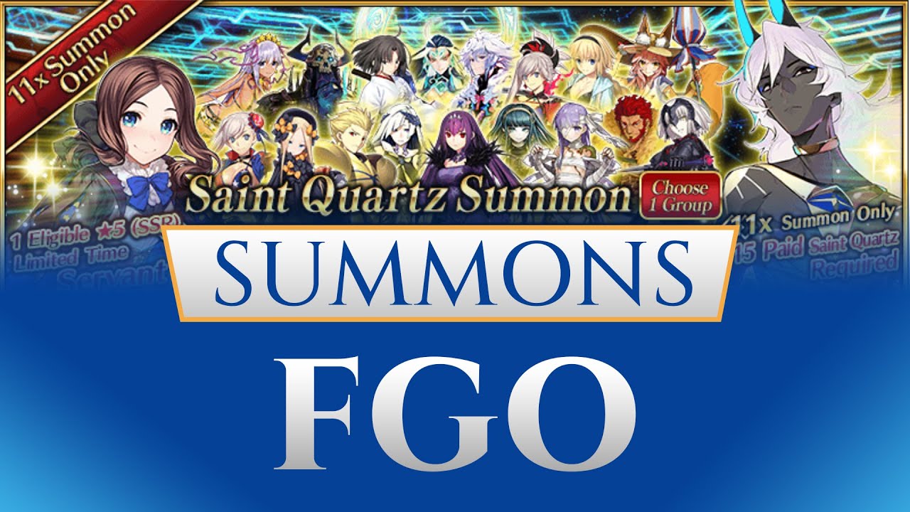 Rolls de Fate GO En el banner de AÑO NUEVO 2022 == FGO - YouTube