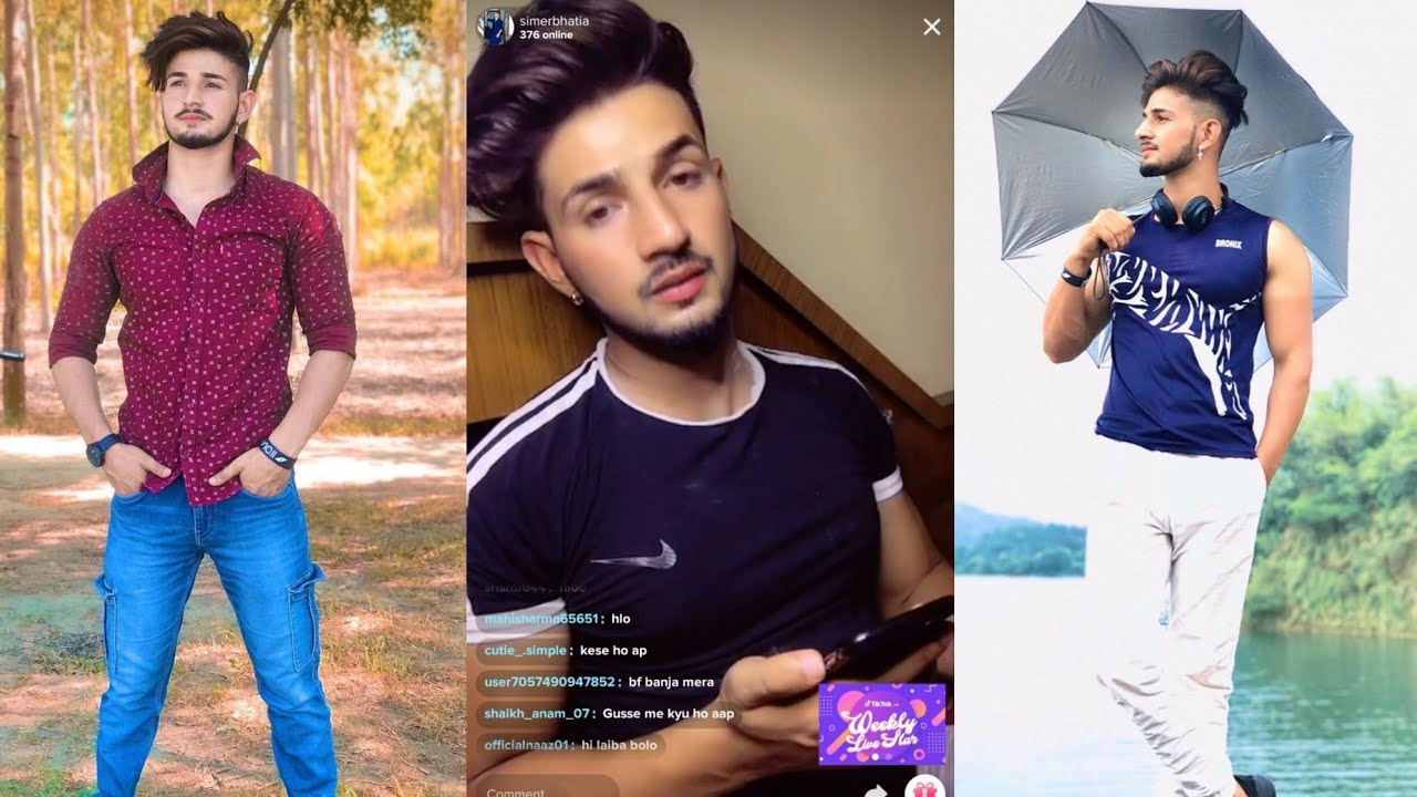 SIMER BHATIA LIVE VIDEO TODAY ON TIKTOK AND INSTAGRAM AND YOU.TUBE ...